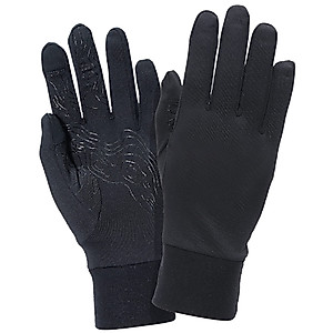 TrailHeads Running Gloves | Lightweight Gloves with Touchscreen Fingers - black (large)