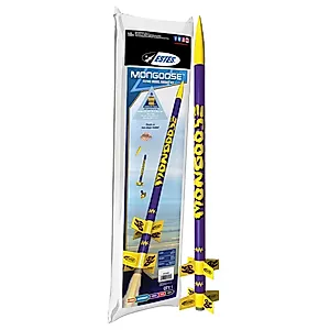 Estes 2092 Mongoose Flying Model Rocket Kit,Brown/A