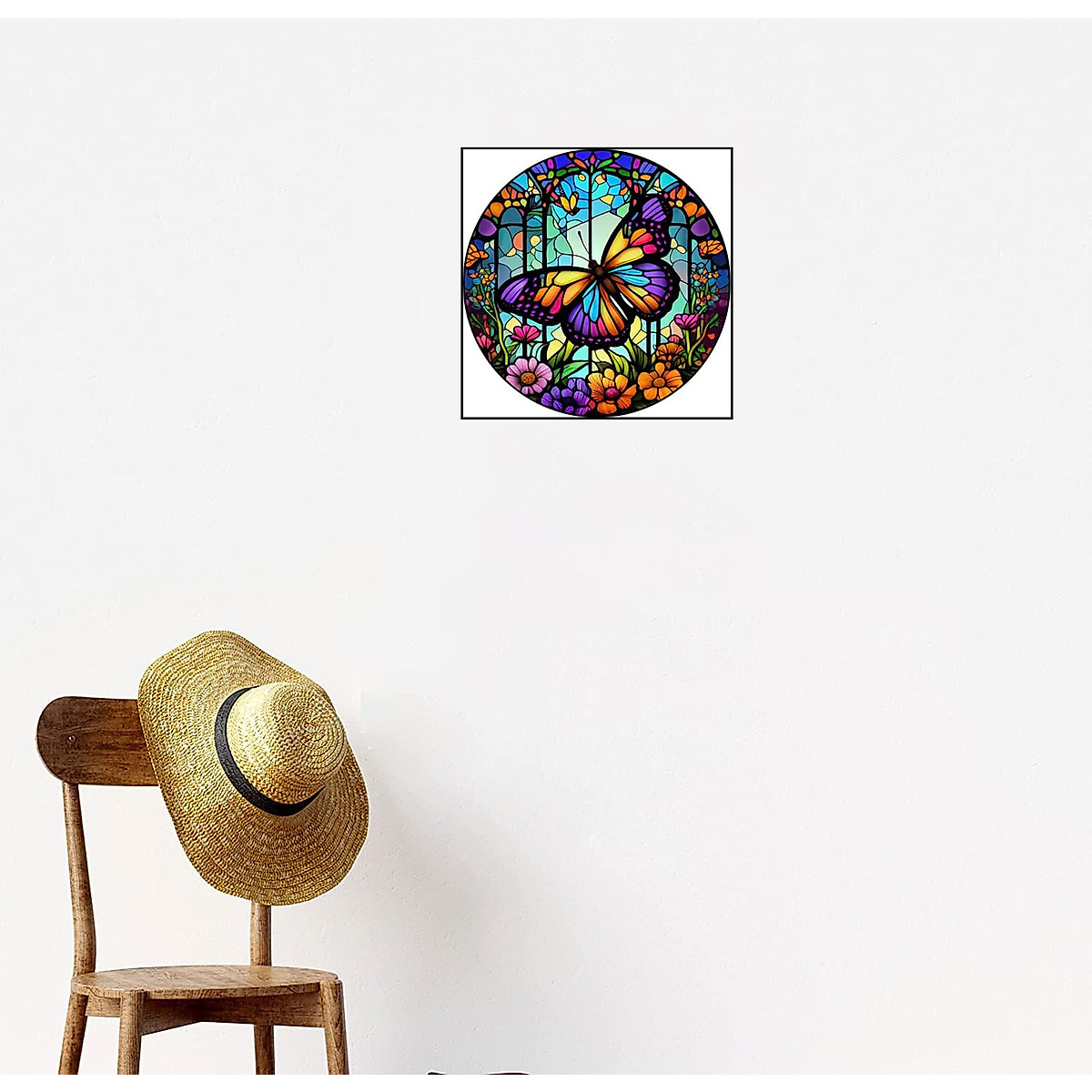 RYMILIE Diamond Painting Kits for Adults - Butterfly Flowers DIY 5D Diamond Art Kits Full Drill Diamond Dots Paintings with Diamonds Gem Art and Crafts Home Decor 12x12inch