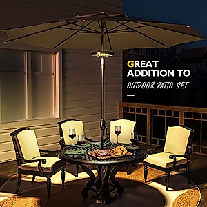 Eletorot Patio Umbrella Lights-Rechargeable Outdoor Lights for Patio Decor, Patio Table Light 28 LED 3 Lighting Modes, Cool Patio Pool Accessories Backyard Decor
