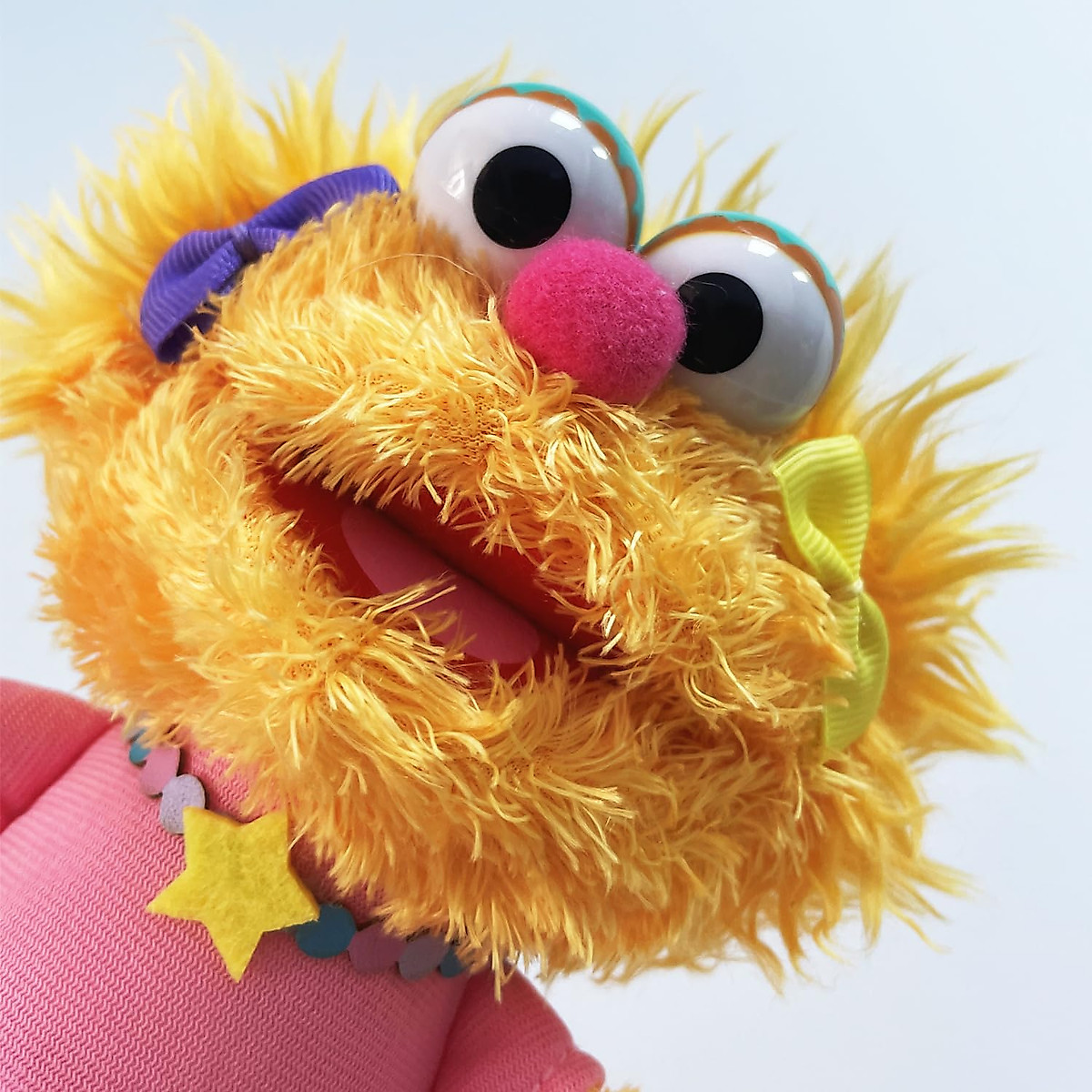 RONIAVL Soft Stuffed Cookie Monster Plush Toy Mini, Christmas Birthday Gifts Party Story Playing Props 9 inch (Zoe)