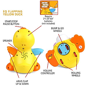 FZ FANTASTIC ZONE Dancing and Singing Musical Duck Toys for Toddlers, Infant and Baby Educational Learning Toys with Music and Lights Gifts for 18 Months Girls Boys Kids