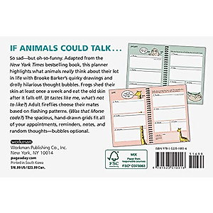 Sad Animal Facts Weekly Planner 2021