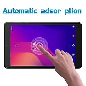 XunyLyee [2 Pack Screen Protector for Alcatel Joy Tab 2, Easy Installation Tempered Glass for Alcatel Joy Tab Kids 2 (8.0 Inch)