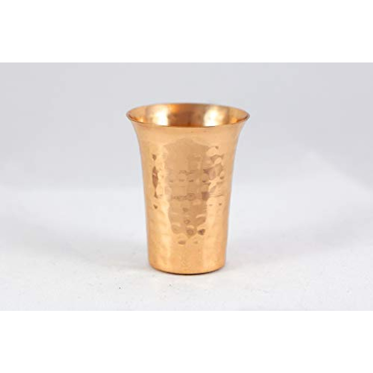 Alchemade Set of Two 2 Ounce 100% Pure Hammered Copper Shot Glasses - Jigger For Tequila, Rum, Gin, Vodka, or Whiskey for Bartenders or Your Home Bar