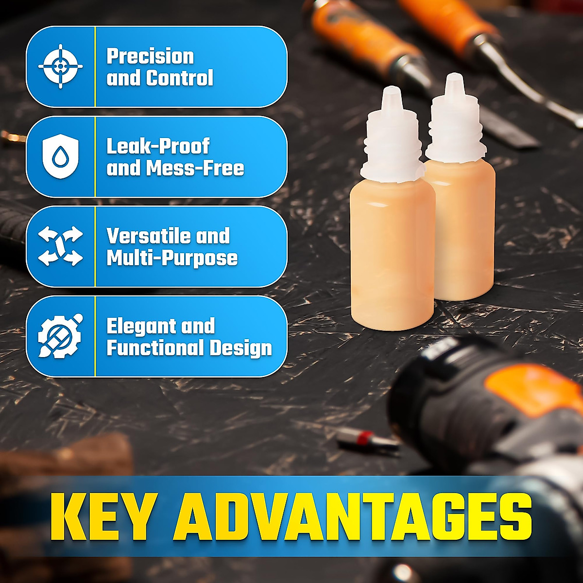 50Pcs Plastic Dropper Bottles for Liquids - 5ml Clear Plastic Bottles with Caps Empty Bottles for Oil Plastic Dropper Bottles - Dropper Bottles for Liquid Plastic Dropper Bottle Eye Dropper Bottle