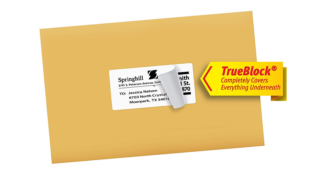 Avery Shipping Labels - 250 Printable Labels (8163)