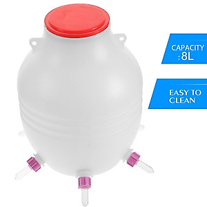 Lamb Milk Bottle Calf Goat Milk Feeder Sheep Feeding Bucket Large Capacity Animal Feeding Pot with
