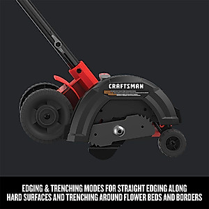 CRAFTSMAN Lawn Edger Tool, Corded, 12 Amp (CMEED400)