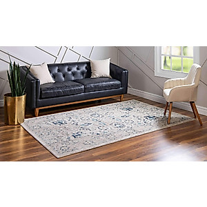 Unique Loom Oslo Collection Area Rug - Osterbro (10' x 13' 1" Rectangle, Beige/ Light Brown)