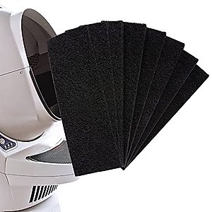 8 Pack Carbon Filters Compatible with Litter-Robot 3-Replacement Filters for All Litter-Thicker Keep More Fresh and Absorbs Odors and Controls Moisture-Filters Eliminate Odors and Easy Installation