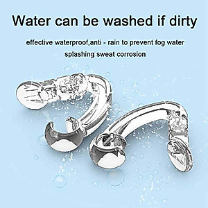 8 PCS Ear Hooks Compatible with Apple AirPods 3, 1, 2 and Pro, Sports Ear Hooks Accessories Designed for AirPods 1, 2 and Pro (4White+4Black)