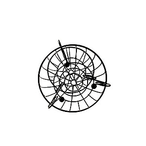 Spectrum Diversified Scroll 2-Tier Server for Serving Displaying and Storing Fruit Vegetables Produce and More, Black