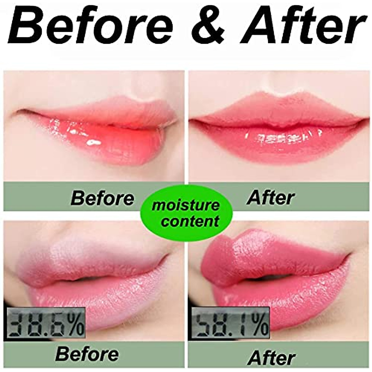 Amazfly 2 Pcs Aloe Vera Lipstick, Clear Jelly Lipsticks, Magic Temperature Color Change Lipstick Lip Blam Moisturizing Long Lasting Lip Makeup (2Pcs)