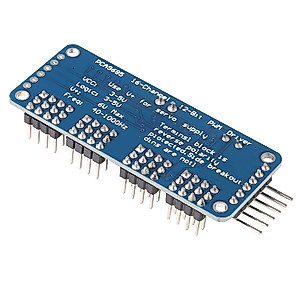 Alinan 2pcs PCA9685 16 Channel 12 Bit PWM Servo Motor Driver Board I2C IIC Module IIC Interface