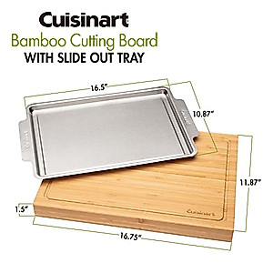 Cuisinart CPK-4884 Bamboo Cutting Board with Hidden Tray