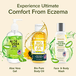 Hydrating Face Moisturizer & Body Cream with Manuka Honey Cream - Organic Face Moisturizer & Body Lotion for Extremely Dry Skin - For Dry & Itchy Skin, Rosacea & Eczema Prone Skin (Original, 4oz)