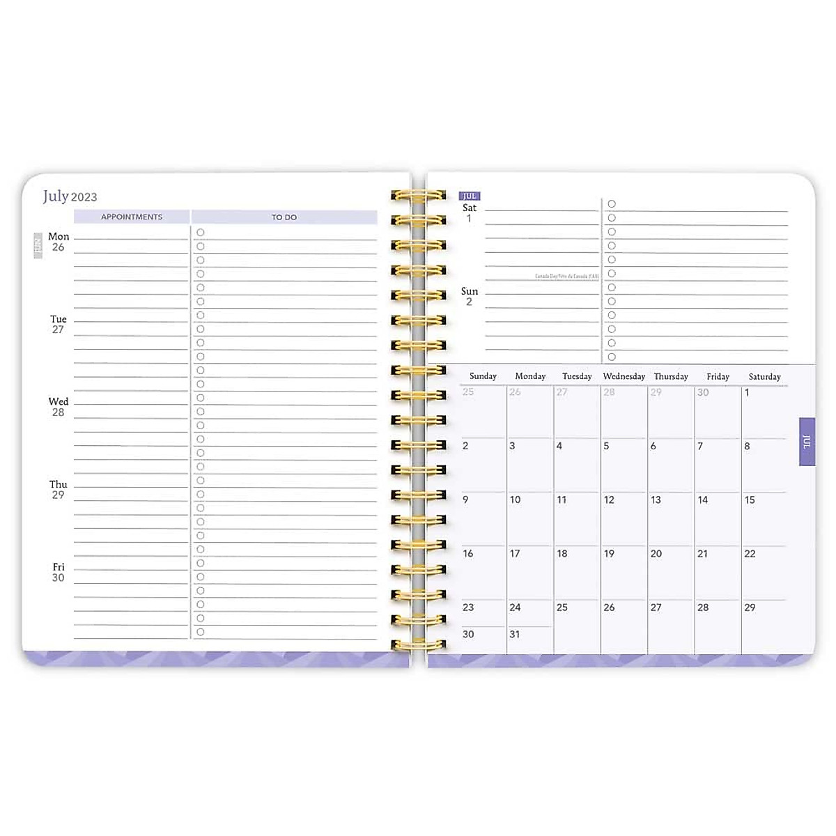 Crackled Blush | 2024 6 x 7.75 Inch 18 Months Weekly Desk Planner | Foil Stamped Cover | July 2023 - December 2024 | Plato | Planning Stationery