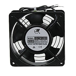 NavePoint AC Fan Kit for Server Rack Cabinet Computer Case 12 cm, 110V