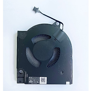 Fleshy Leaf New CPU+GPU Cooling Fan Replacement for Dell 2021year G15 5510 5511 5515 RTX3060 RTX3050 Series DC12V 1A DFSCK22105182Q FN9R 9.6CFM DFSCK22115181T FN9S 9.2CFM