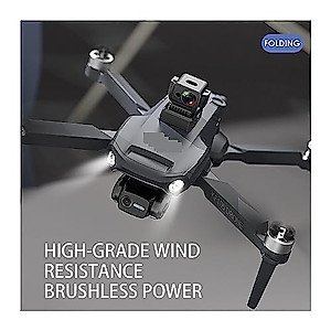 RKSTD 4K Camera GPS Adult RC Drone, RC Quadcopter, Fixed Height, Headless Mode, 360° Obstacle Avoidance, Automatic Return, Brushless Motor, Waypoint Flight, Holiday Gift For Adults