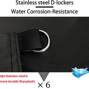 Chunake Cockpit Cover UV60+ 420D Oxford with PVC Coating Seat Cover with 3 Elastic Rope to Adjustment. (Large（60 * 29inch）, 1 Pack)