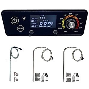 Upgraded Thermostat Kit Control Board Replacement for Pit boss Wood Pellet Grill Tailgater P7-340/Lexington P7-540/Classic P7-700/Austin XL P7-1000/440FBI Matte Black