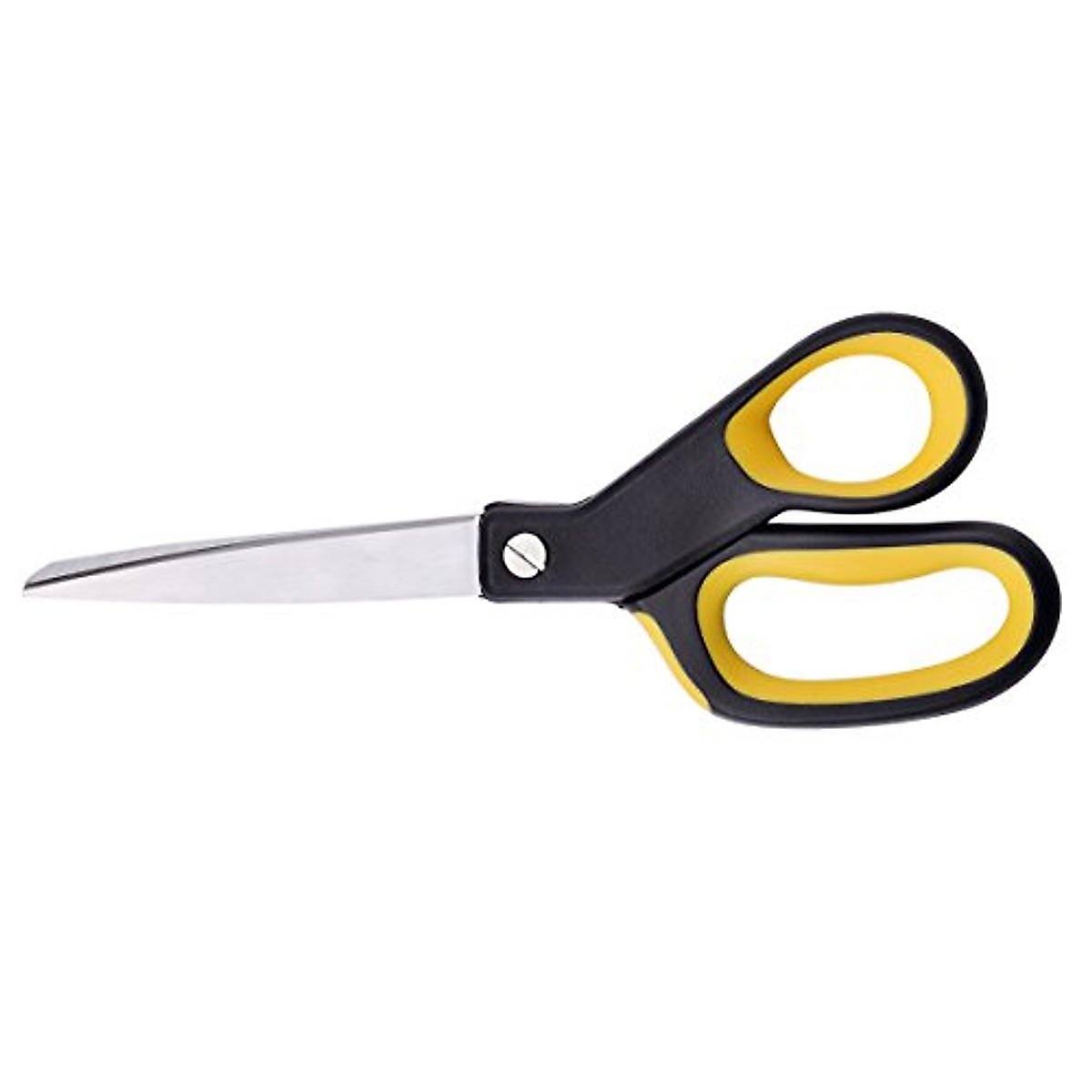 Stanley 8 Inch All-Purpose Ergonomic Scissor (SCI8EST-YLW), Yellow/Black