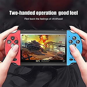 Handheld Game Console, Retro Game Console Built-in 10000+ Classic Games, 4.1-inch TFT LCD Screen, 10 Emulators, Handheld Emulator Console Support TV Output Video Music eBook