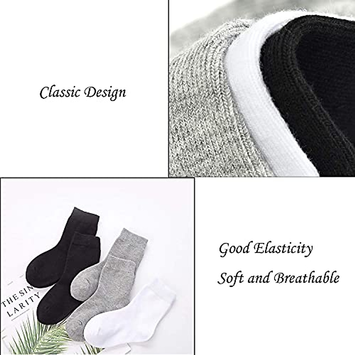 JAMEGIO 18 Pairs Toddler Boys Girls Short Socks Breathable Cotton Kids Socks(2-4 Years)