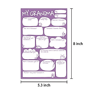 Ulbeelol Mother's Day Card for Grandma, Grandma Birthday Card, Keepsake Card for Grandma, Funny Grandma Card, Card for Granny, Card for Nana