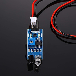 Frienda 20 Pieces IR Infrared Obstacle Avoidance Sensor Module 3-Wire Reflective Photoelectric Sensor Module Compatible with Arduino/Raspberry Pi 3/Smart Car Robot
