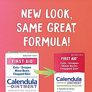 Boiron Calendula Ointment for Relief from Minor Burns, Cuts, Scrapes, and Insect Bites - 3 oz (3 Pack of 1 oz)