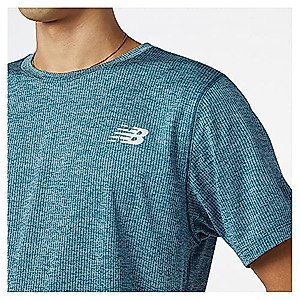 New Balance Men's Tenacity Short Sleeve, Black , XX-Large