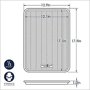 Nordic Ware Prism Half Sheet, Metallic