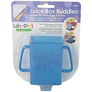 Mommys Helper Juice Box Buddies Holder for Juice Bags and Boxes, Colors May Vary, 1 Pack