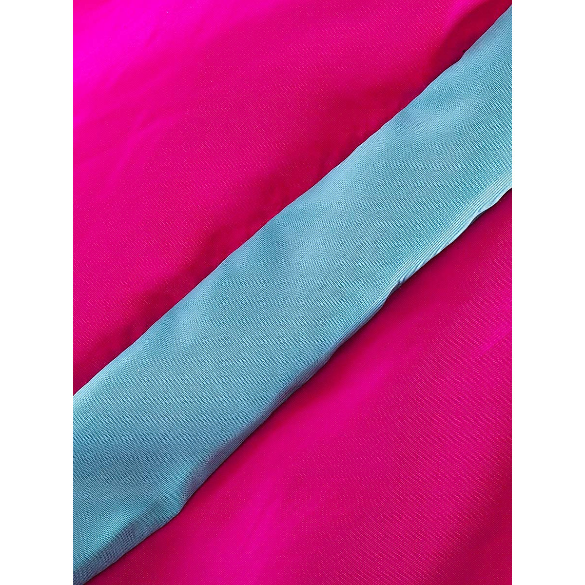 VOIKERDR Women Colorblock One Piece Outfits Set High Waist Pants Long Sleeve Zipper Front Windbreaker Jumpsuit Pink M