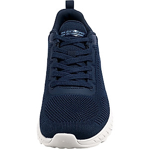 Skechers Women's Bobs Squad Chaos – Face Off Sneaker, Navy, 5 Wide
