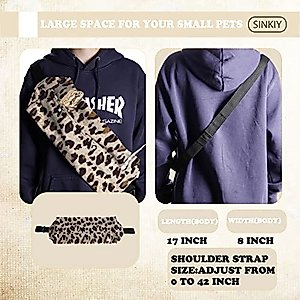 Bearded Dragon Sling Carrier, Small Animal Bag for Lizards and Small Reptile with Adjustable Strap, Breathable Material and Stable Triangular Joint Design (Black-1)