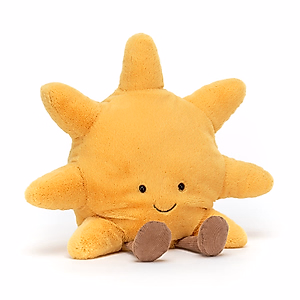 Jellycat Amuseables Sun Stuffed Toy, Medium 12 inches | Sun Plush | Fun Gift Idea