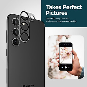 Case-Mate Samsung Galaxy S23 Plus / Samsung Galaxy S23 Camera Lens Protector - 9H Tempered Glass - Durable Anti-Scratch, Anti-Shatter - Ultra HD View w/ Night Shooting & Case Friendly, Easy Install