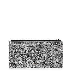 the sak womens Neva Large Leather Card Wallet, Dark Silver, One Size US
