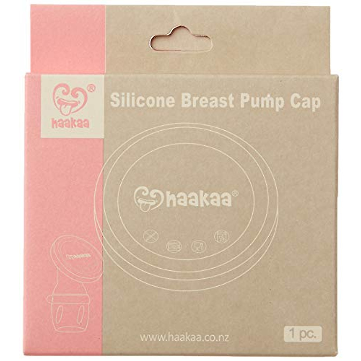 Haakaa Leak-Proof Silicone Cap, 1 pk, Fit All Haakaa Breast Pumps, BPA PVC and Phthalate Free 1 Count (Pack of 1)