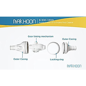 MAKHOON Upgraded 9-100-1200 Backup Valve Replacement for Polaris 360 Pool Cleaner, The Body has Been Reinforced, Longer Life Than Zodiac 9-100-1200,(NOT Compatible with Polaris 280 380 Pool Cleaner)