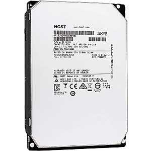 HGST Ultrastar HE6 HUS726060ALA640 (0F18335) 6TB 7200RPM 64MB Cache SATA 6.0Gb/s 3.5inch Enterprise Hard Drive - w/3 Year Warranty (Renewed)