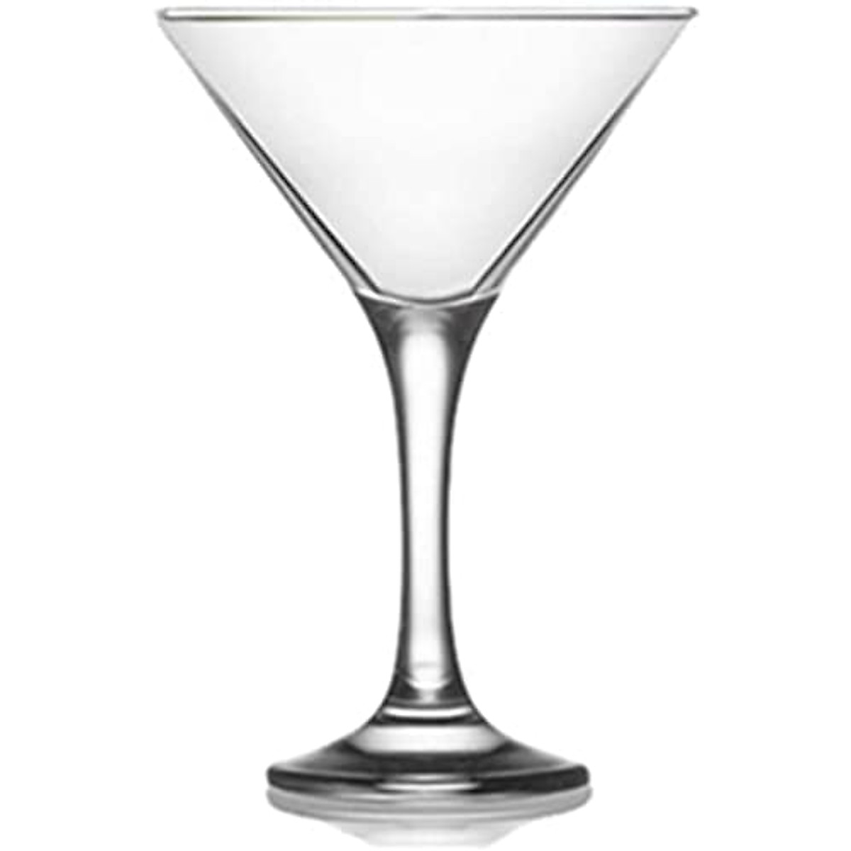 epure Milano Collection 4 Piece Stemmed Martini Glass Set - For Drinking Martinis, Manhattans, Vodka, Gin, and Cocktails (Martini Glass (6 oz))