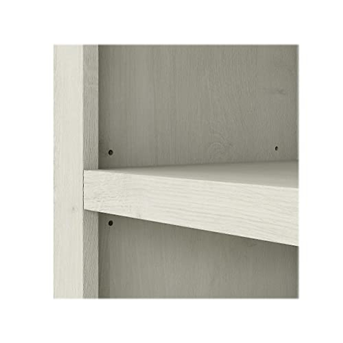Bush Furniture Yorktown Tall 5 Shelf Bookcase, White Oak