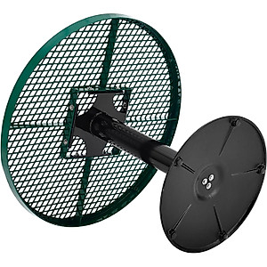 Global Industrial 36" Round Outdoor Cafe Table with Pedestal Base, 29" H, Green