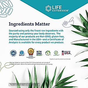 Life Extension Mega Green Tea Extract (98% Polyphenols) Decaffeinated, More Polyphenol Egcg Than The Equivalent Of Several Cups Of Green Tea - Vegetarian- Non-GMO, 100 Vegetarian Capsules