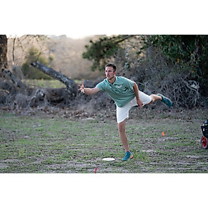 Dynamic Discs Classic Burst Warden Disc Golf Putter | Smooth Release and Neutral Flight Golf Disc | Beadless Frisbee Golf Putter | Stamp Color Will Vary (Red)